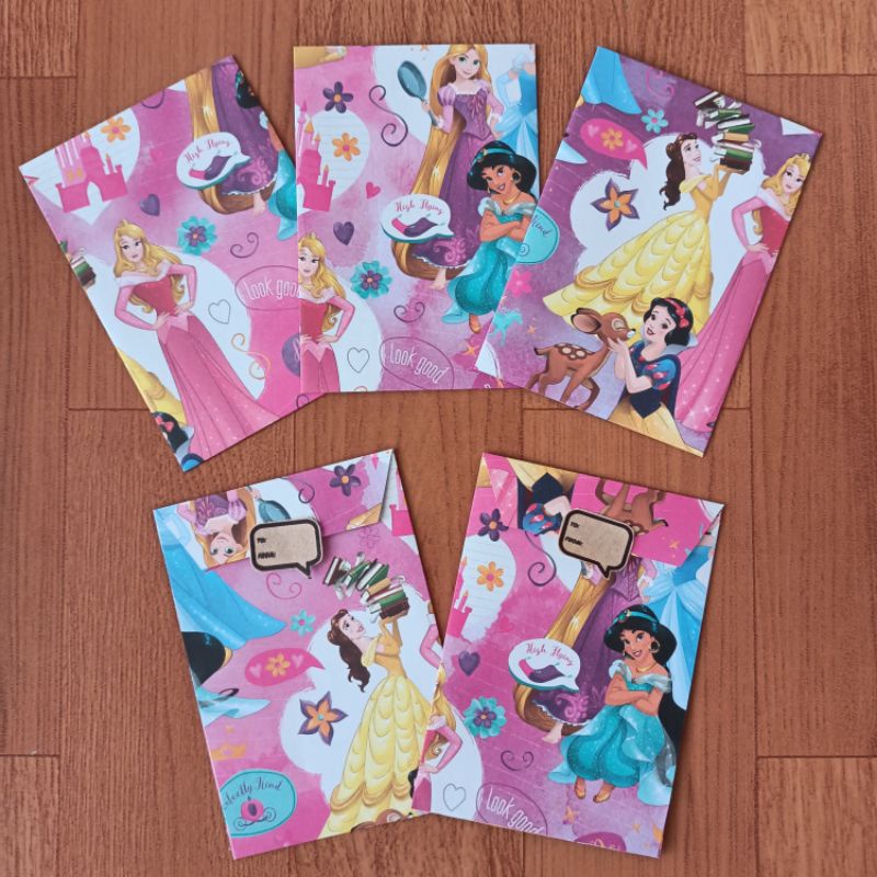 Jual [ AMPLOP + STICKER ] PRINCESS DISNEY - Amplop princess lucu tempat ...