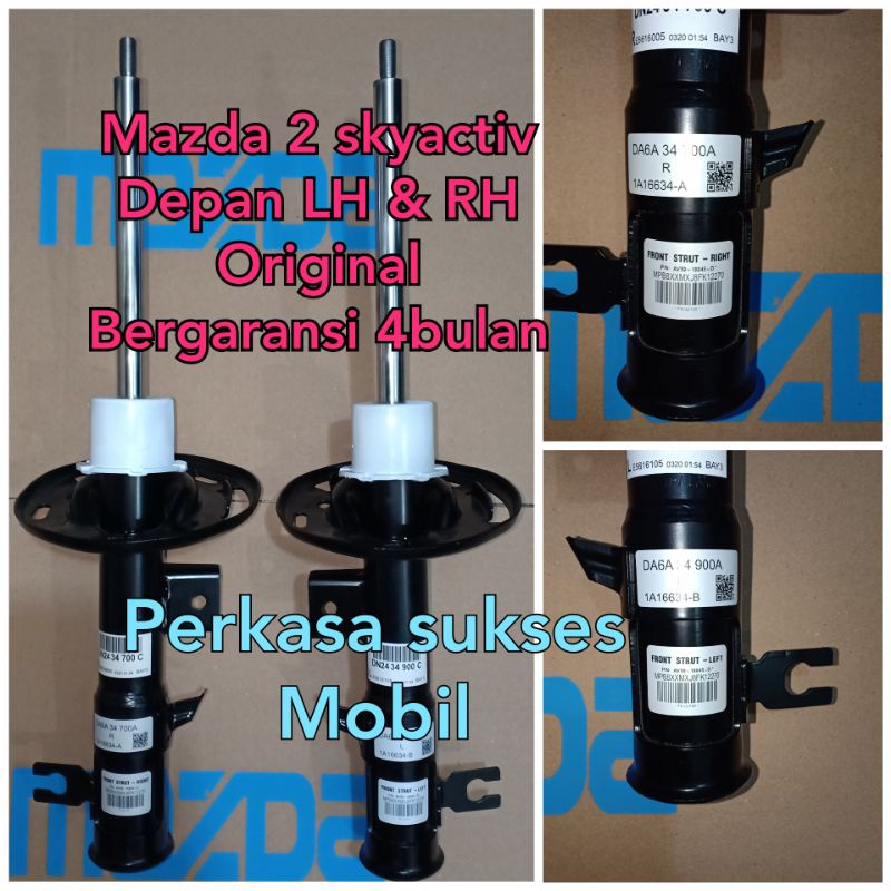 Jual shockbreaker shock absorber mazda 2 skyactiv depan original ...