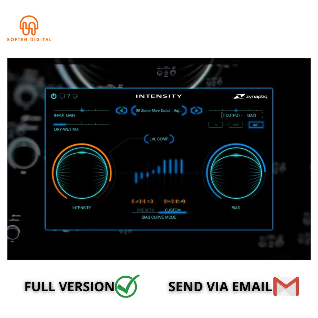 Jual Zynaptiq INTENSITY v1 VST Plugin audio processor for mixing, mastering and sound design ...
