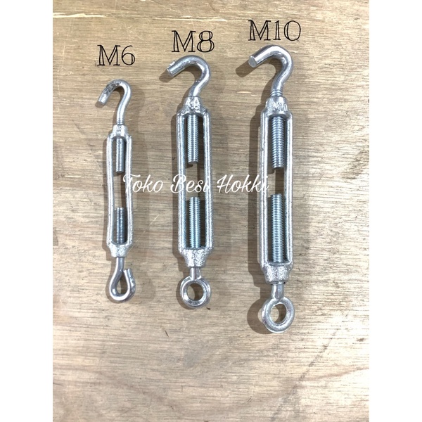 Jual Span Skrup / Penarik Rantai Besi / Turn Buckle (M6,M8,M10 ...