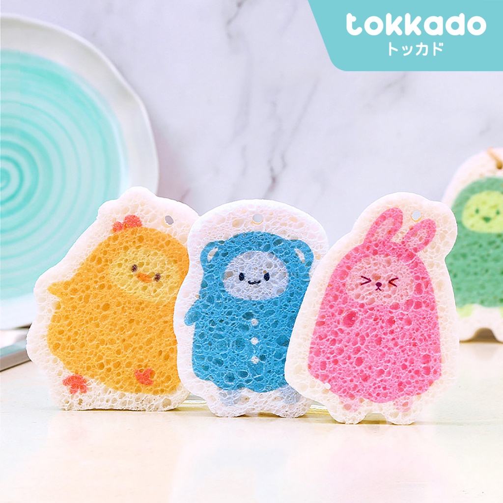 Jual TOKKADO Ponji Spons Cuci Piring Sponge Serba Guna Anti Minyak ...