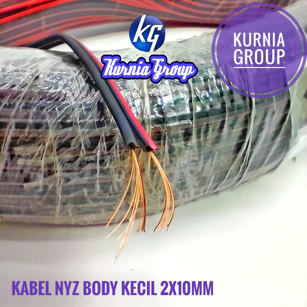 Jual 1 METER KABEL NYZ 2X10 LISTRIK AUDIO 2x10 CABLE MODUL 2*10 ...