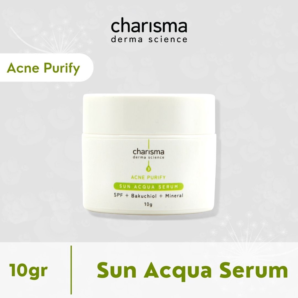 Jual Charisma Acne Purify Sun Acqua Serum 10gr - Sunscreen Kulit ...