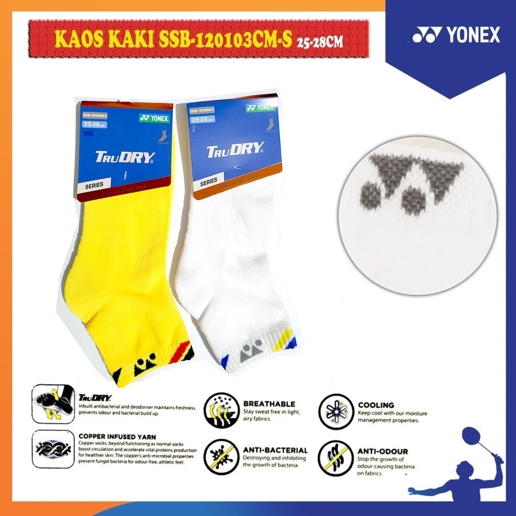 Jual Yonex Sssb 120103 Cm-S Kaos Kaki Badminton Original | Shopee Indonesia