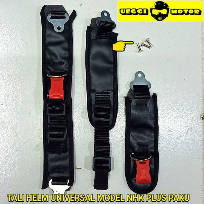 Jual Tali Helm Model Nhk Fredator Universal cocok untuk semua Helm ...