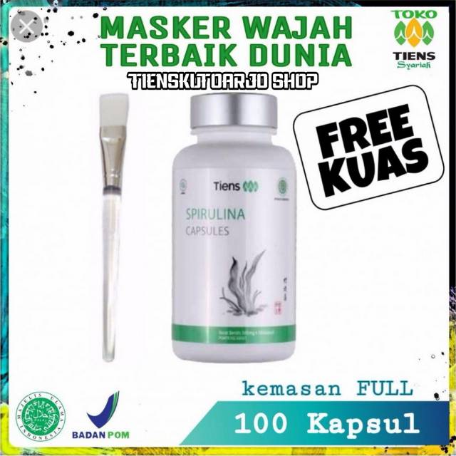 Jual Spirulina tiens original 100kapsul | Shopee Indonesia