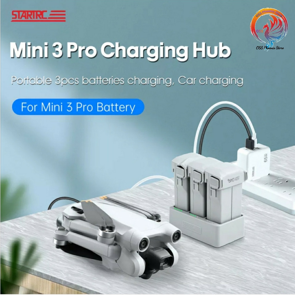 Jual STARTRC Mini 3 Pro 8.5V Intelligent Battery Charger Charging Hub ...