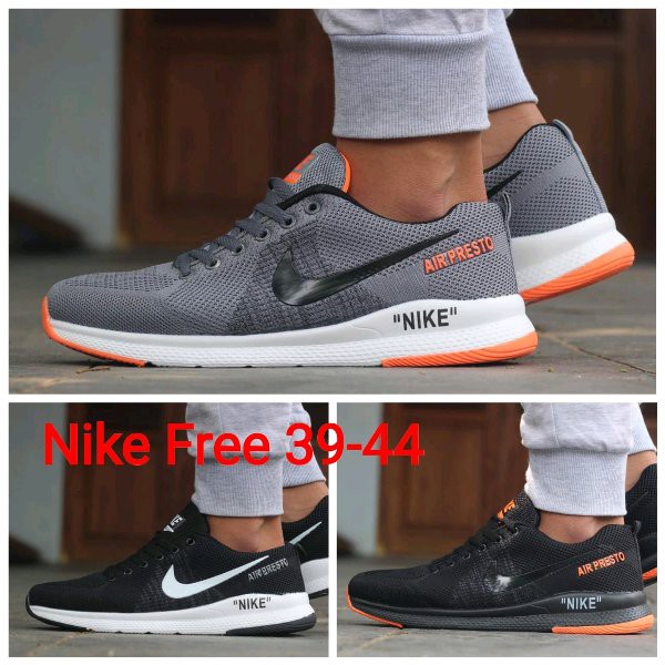 Jual sepatu sneakers nike free air presto model terbaru grade ori import | Shopee Indonesia