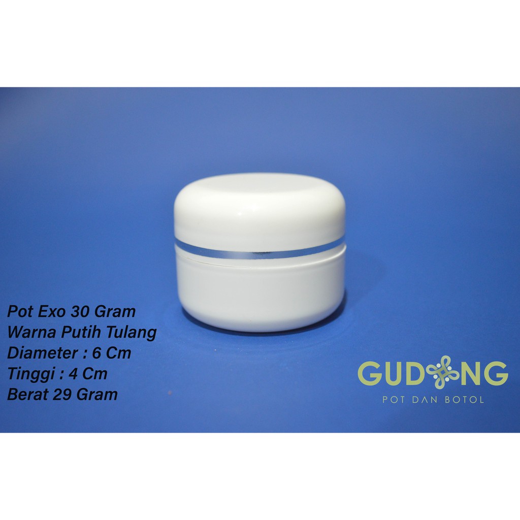 Jual Pot Cream 30 gram White (Kemasan 25 pcs @Rp 2200) | Shopee Indonesia