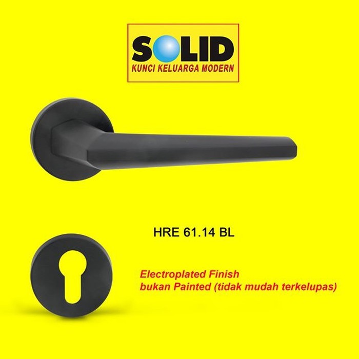 Jual SOLID - GAGANG PINTU/HANDLE PINTU SOLID HRE 61.14 BLACK (HANDLE ...