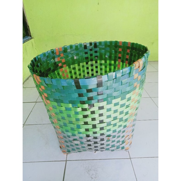 Jual Kranjang Plastik Besar diameter 50cm Kranjang Anyaman kuat anti ...