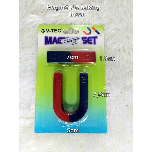 Jual Magnet U/Batang Vtec Besar 7,5 x 5cm(M405) | Shopee Indonesia
