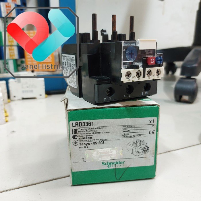 Jual Schneider Electric Thermal Overload Relay 55...70A - LRD3361 ...