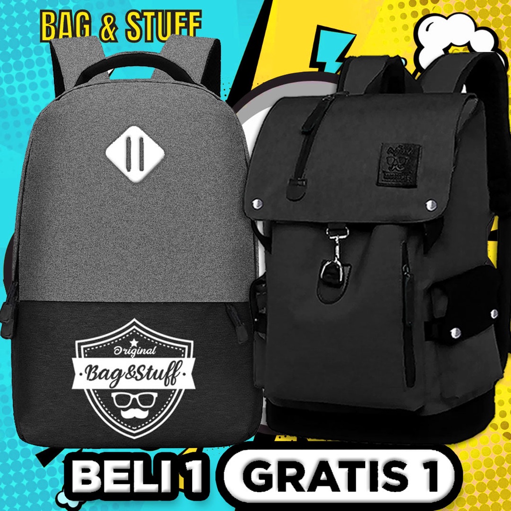 Jual BELI 1 GRATIS 1- TAS RANSEL PRIA CANADA BACKPACK + GRATIS 1 THRONE ...