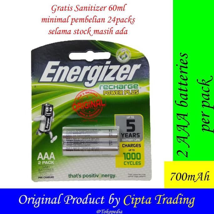 Jual Energizer - AAA Rechargeable Battery (2 Pieces Pack) | Shopee ...