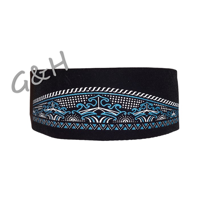 Jual Peci Songkok Nasional Hitam / Kopiah Hitam / Kopiyah Hitam Batik - Motif 1 | Shopee Indonesia