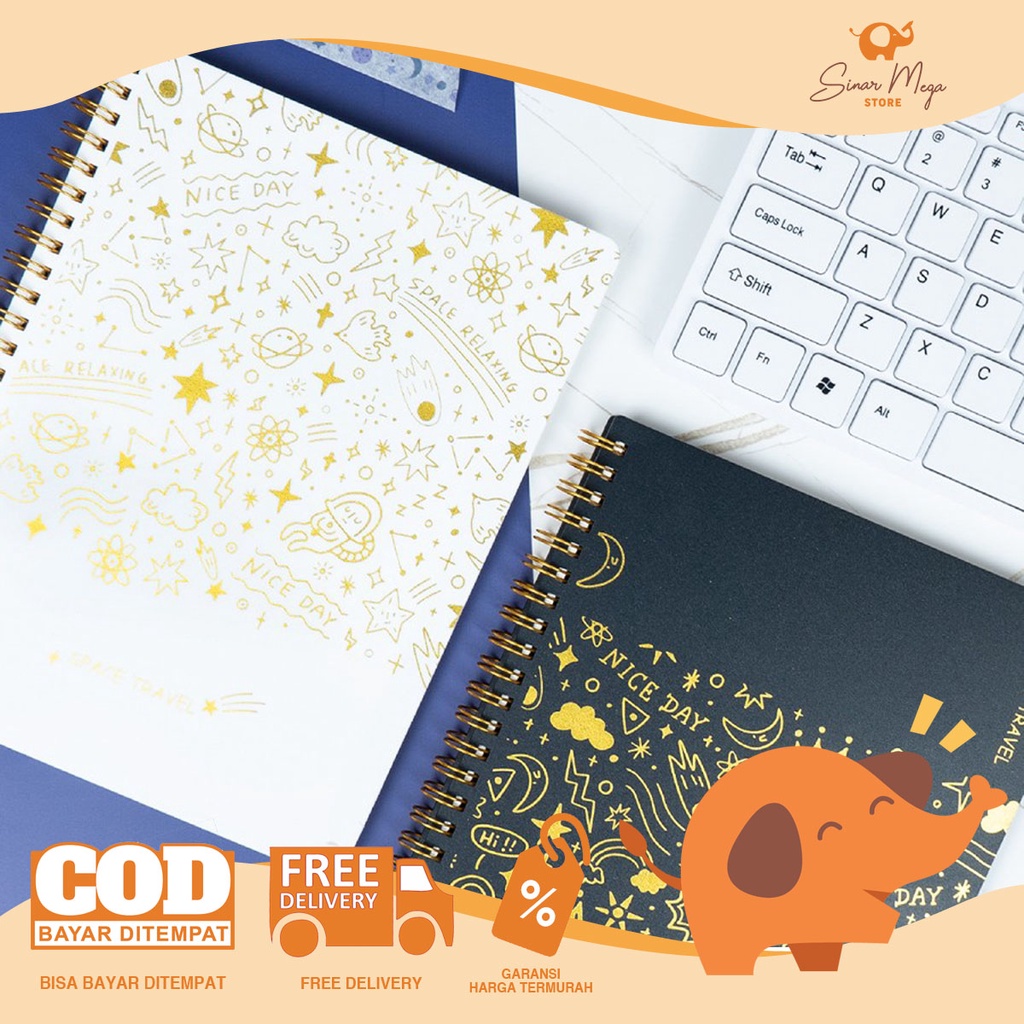 Jual Joyko Notebook A5 NB-710 SpaceTravel / Buku Tulis Catatan Bergaris ...