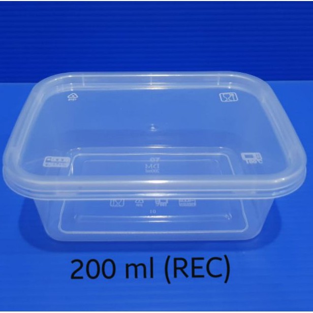 Jual THINWALL PERSEGI PANJANG 200 ml | Shopee Indonesia