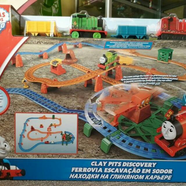 Jual Thomas and friend Motorized railway - clay pits discovery | Shopee ...
