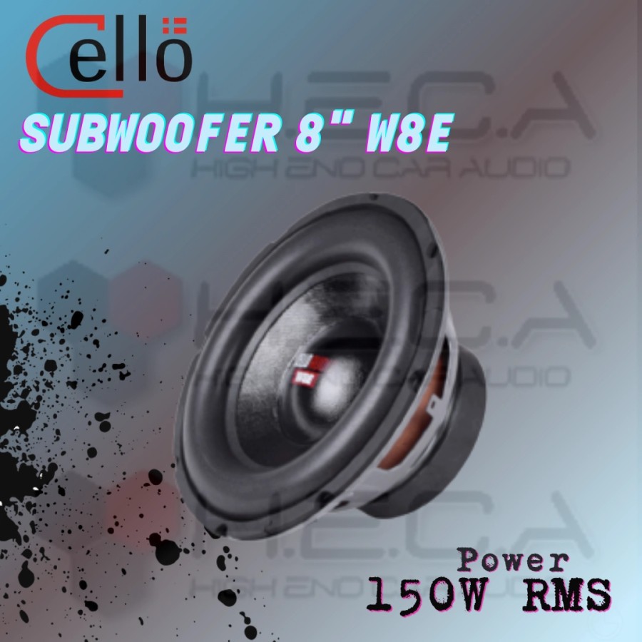 Jual CELLO W8E Subwoofer Pasif 8" Single Coil Bass Sub Audio 8 inch | Shopee Indonesia