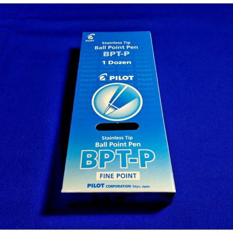 Jual Pulpen Pilot BPT-P Ballpoint Pen Black / Blue / Red ( 1 Pack - 12 ...