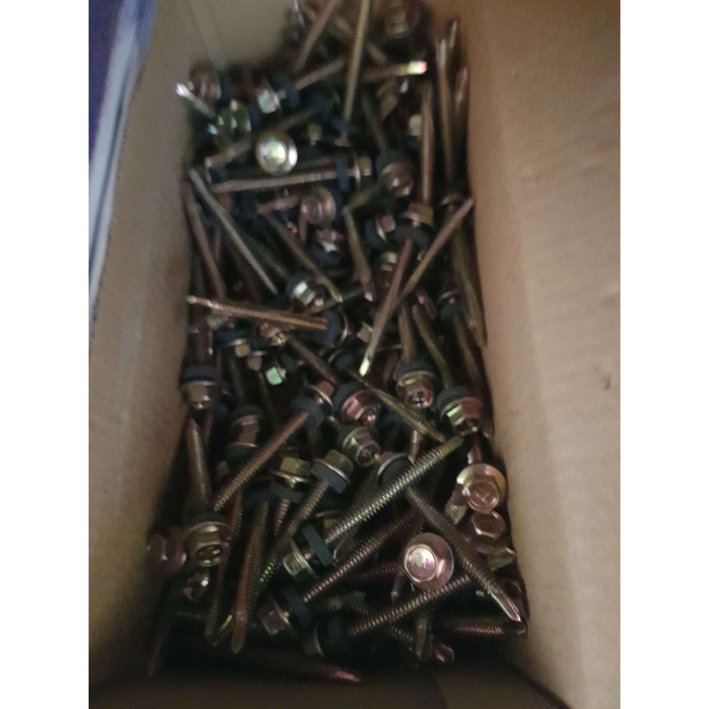 Jual Baut Roofing 5cm 1 Dus/ Baut Baja ringan 5 cm/ Baut Spandek Asbes ...