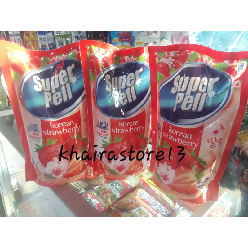 Jual super pell korean strawberry 770ml | Shopee Indonesia