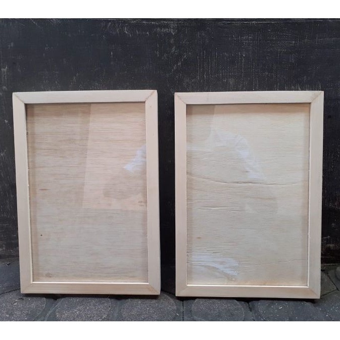Jual Frame Minimalist Kayu, Figura Kayu, Bingkai Photo Kayu, Wall art ...