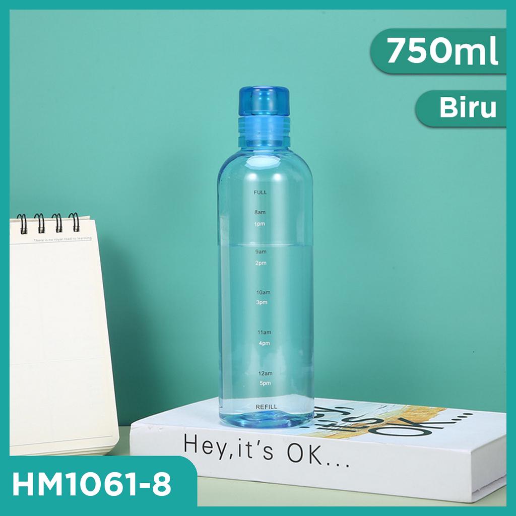 Jual Botol minum 500ml & 750ml / botol transparan / botol olahraga ...
