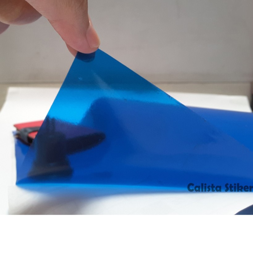 Jual stiker Skotlite warna Biru Transparan Blue Glossy,, lebar atau ...