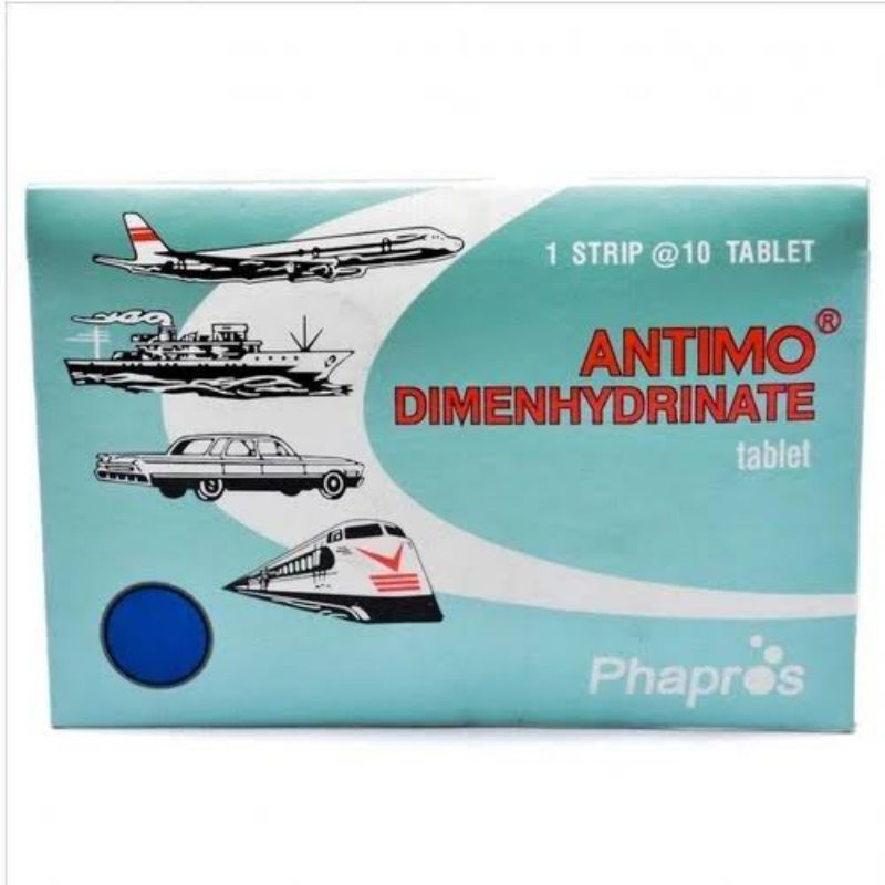 Jual Antimo Dimenhydrinate Tablet strip(10tablet) | Shopee Indonesia