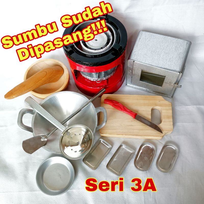 Jual Mainan Masak Masakan Anak Murah Kompor Minyak Mini Seri 3 Bisa