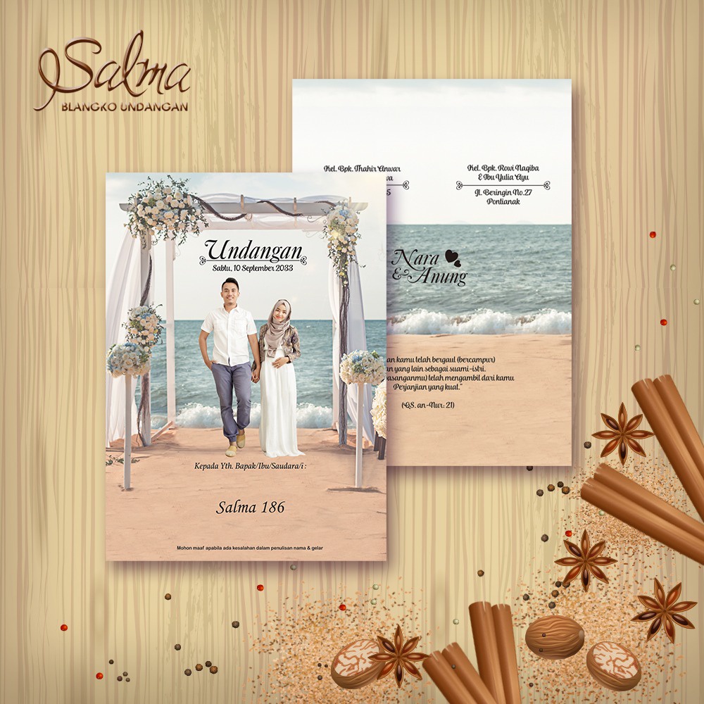 Jual Salma 186 | Blangko Undangan | Undangan Print | Undangan Kosong ...