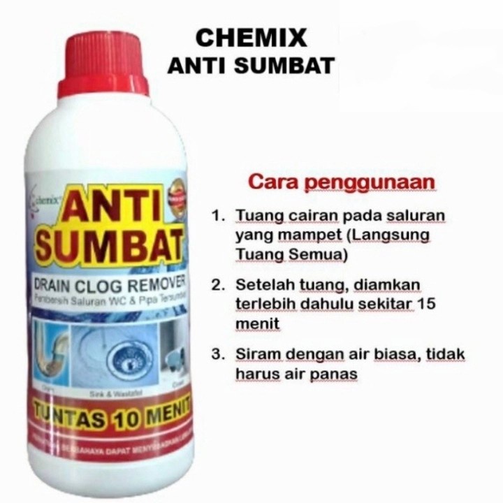 Jual CHEMIX CAIRAN ANTI SUMBAT WC CLOSET AIR | Shopee Indonesia
