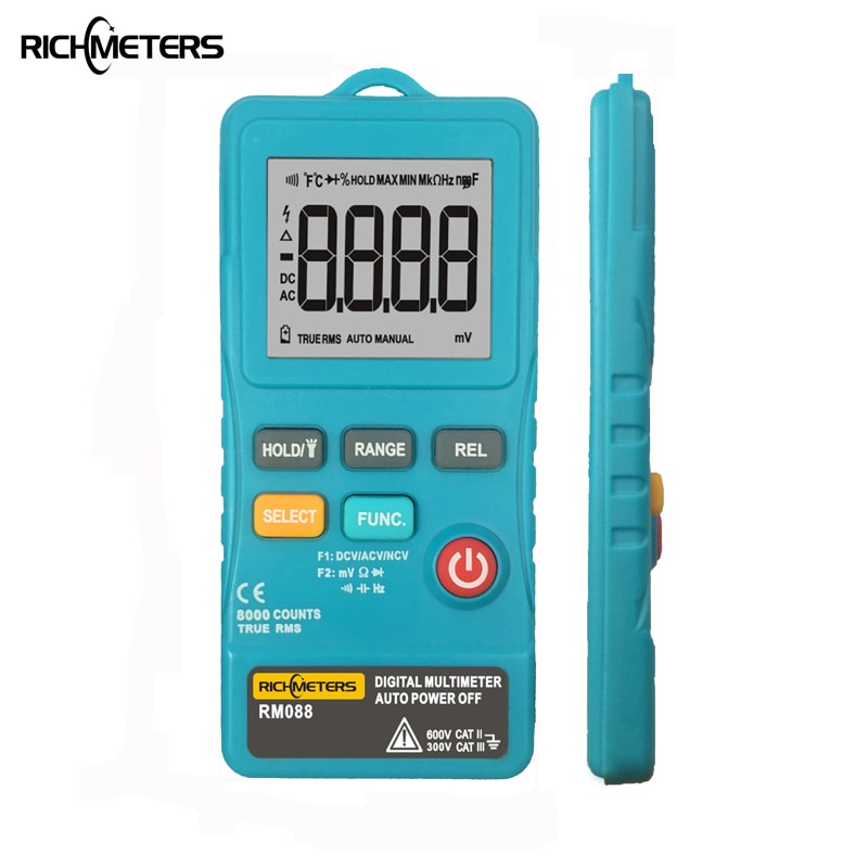 Jual PREORDER RM088 Mini Multimeters Digital Pocket Size 8000 counts ...