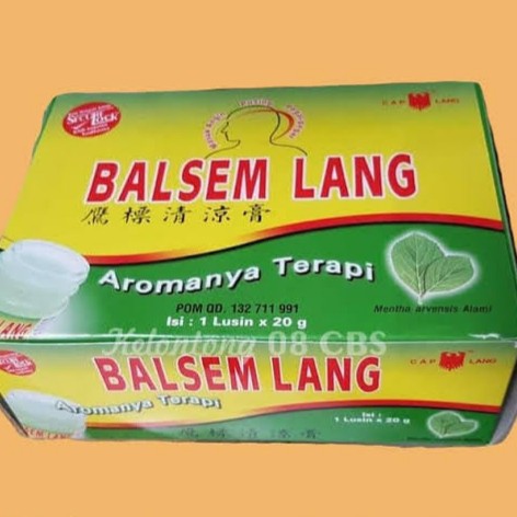 Jual Balsem Lang 20 Gr (1 Box = 12 pcs) | Shopee Indonesia