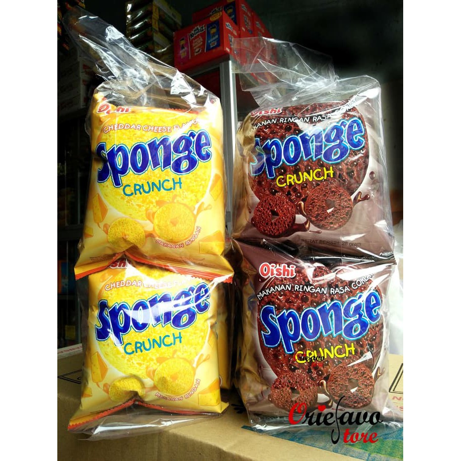 Jual Oishi Sponge Crunch Mini - 1 Pak Isi 10 Pcs | Shopee Indonesia