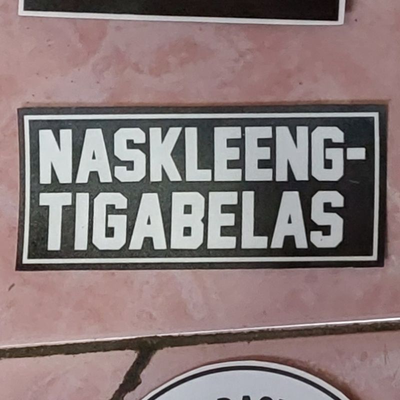 Jual STIKER I NASKLEENG TIGABELAS & KEDUX GARAGE I LAMINASI SATUAN ...