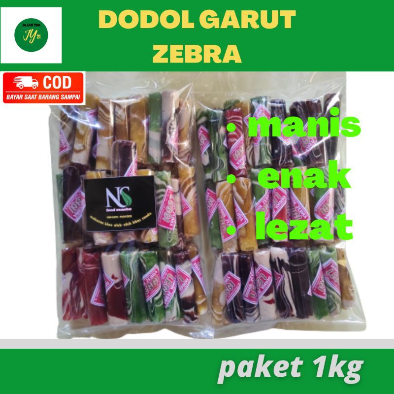 Jual DODOL GARUT ZEBRA 1000 GRAM OLEH OLEH KHAS GARUT MAKANAN KHAS ...