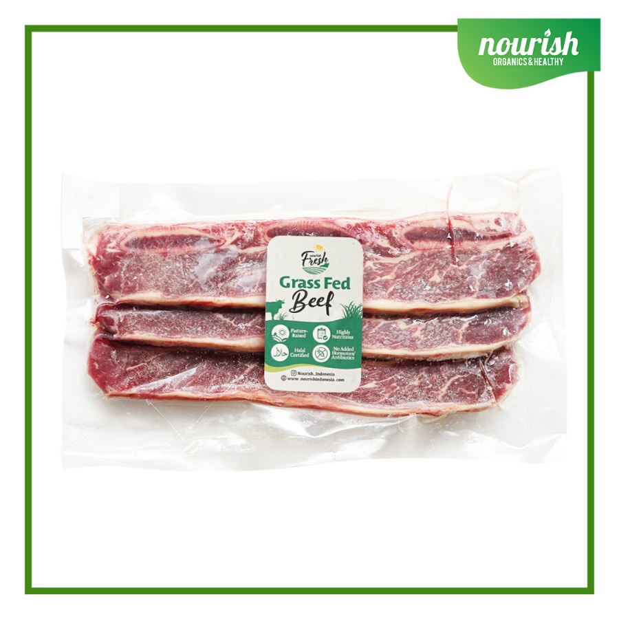 Jual Grass Fed Beef Angus Short Rib Bone In / Galbi / Korean BBQ 200 gr ...