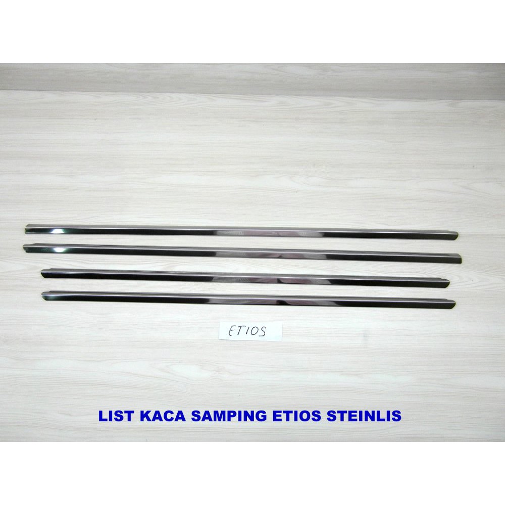 Jual List kaca samping Etios stainless | Shopee Indonesia