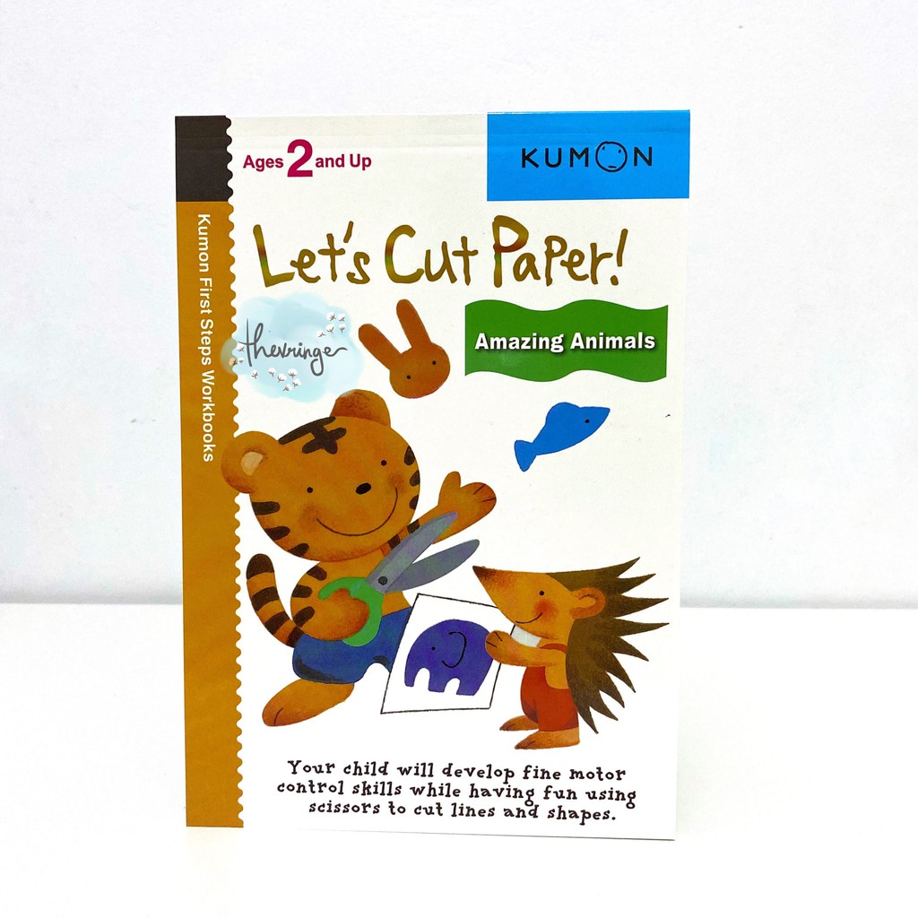 Jual KUMON First Steps Workbook Ages 2 years and up Lets Sticker Paste ...
