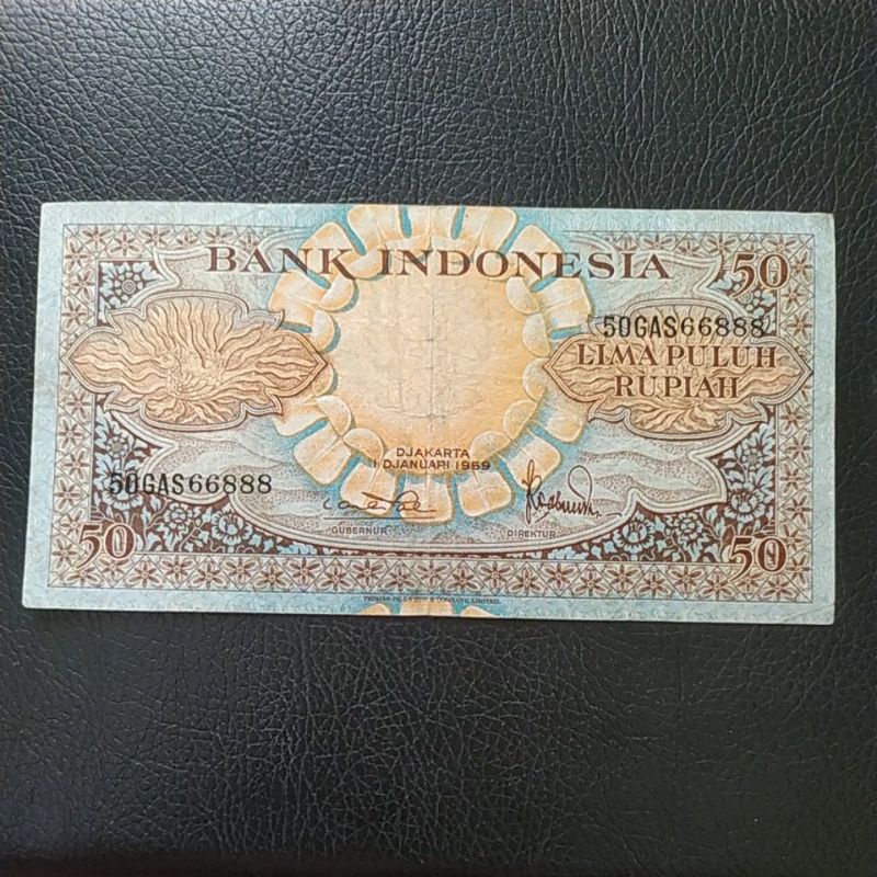 Jual uang kuno 50 rupiah seri bunga tahun 1959 | Shopee Indonesia