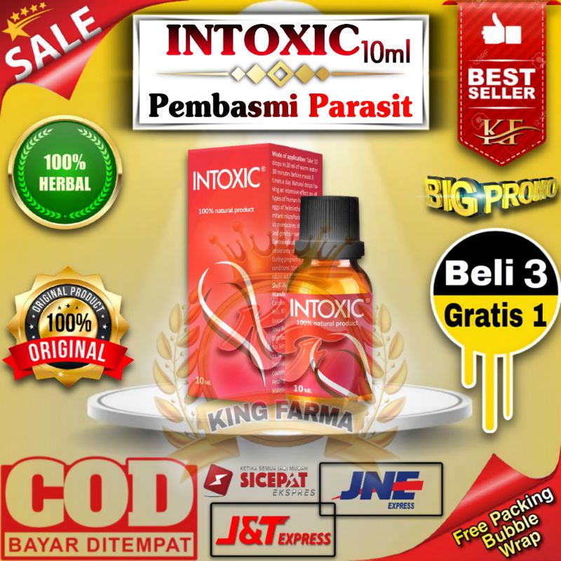 Jual INTOXIC Asli Obat Cair Pembasmi Parasit Cacing Tubuh Original (isi ...