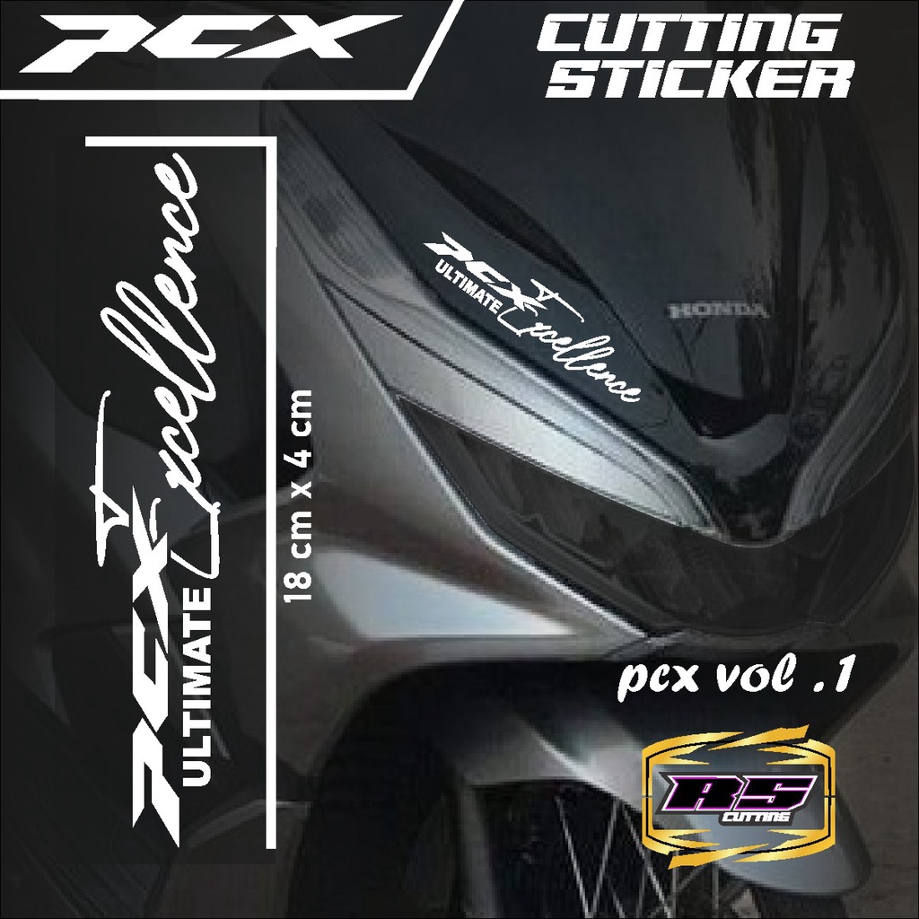 Jual Cutting Sticker PCX - Stiker Lis Variasi Motor Honda PCX Exceed ...