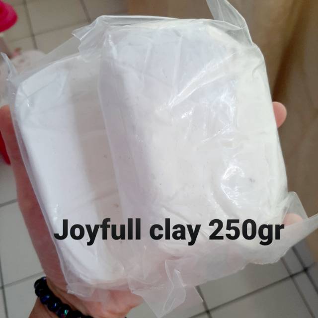 Jual Joyfull clay putih 250gr | Shopee Indonesia