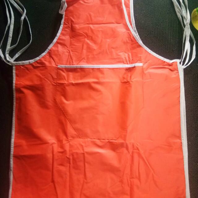 Jual Celemek Apron Anti Air Berbahan Parasit / Perasut Dewasa - untuk ...