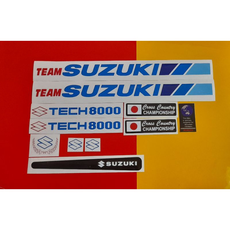 Jual Stiker Sepeda Suzuki Tech 8000 | Shopee Indonesia