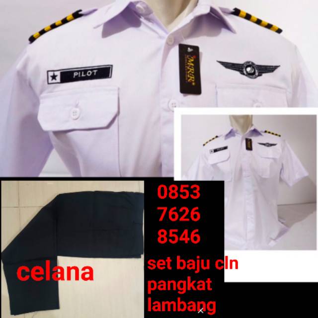Jual Baju setelan seragam pilot dewasa | Shopee Indonesia
