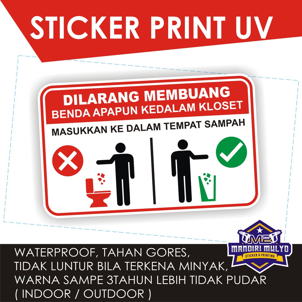 Jual STICKER SIGN K3 DILARANG MEMBUANG BENDA KEDALAM KLOSET | Shopee ... Jual STICKER SIGN K3 DILARANG MEMBUANG BENDA KEDALAM KLOSET | Shopee ...